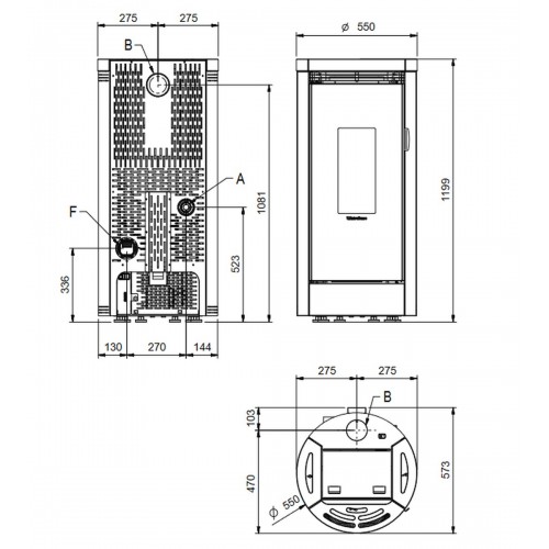 Пеллетный камин Debby Plus Petra Evo купить в Минске с доставкой по РБ, цены